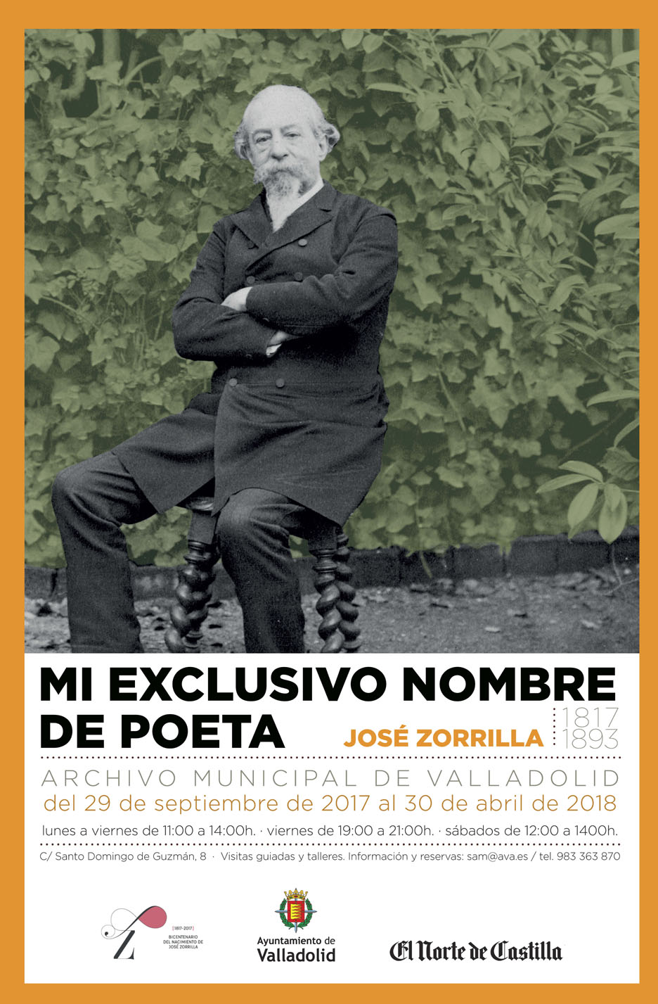 Exposición MI EXCLUSIVO NOMBRE DE POETA. JOSÉ ZORRILLA (1817-1893 ...